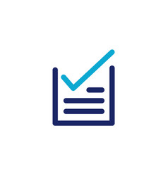Receipt icon paper invoice total bill Royalty Free Vector