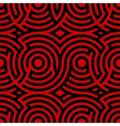 Two-color spiral patterns seamless pattern Vector Image