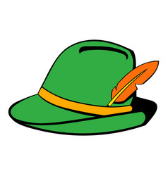 Women hat icon cartoon Royalty Free Vector Image