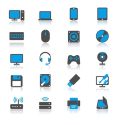 Computer icons thin Royalty Free Vector Image - VectorStock