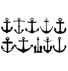 Boat silhouettes Royalty Free Vector Image - VectorStock