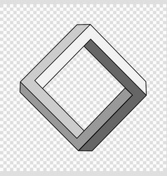 Colorful looping triangle logo sign symbol icon Vector Image