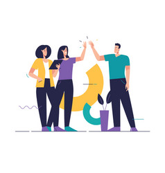 Business team set Royalty Free Vector Image - VectorStock