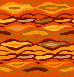 Seamless wavy pattern with abstract print Vector Image