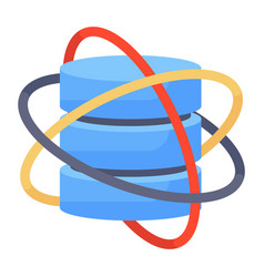 Centralized database Royalty Free Vector Image