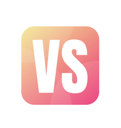 Vs letter logo design with simple style Royalty Free Vector
