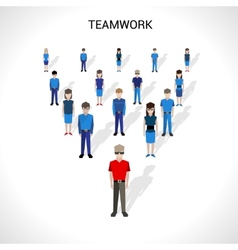 Large group of people Royalty Free Vector Image