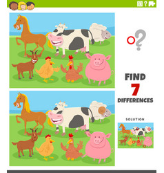 Spot Differences Farm Vector Images (over 100)