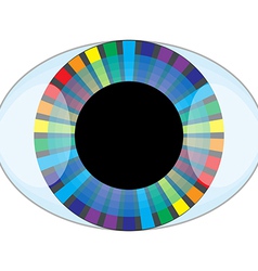 Rainbow Colors Eye Royalty Free Vector Image - VectorStock