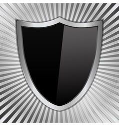 Shield with puzzle pieces Royalty Free Vector Image