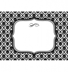 Beautiful diamond frame Royalty Free Vector Image