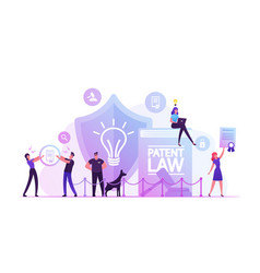 Intellectual property rights concept icon Vector Image