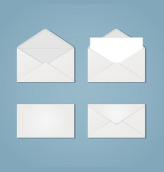 Open envelope with letter Royalty Free Vector Image