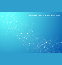 Networking connection concept abstract technology Vector Image