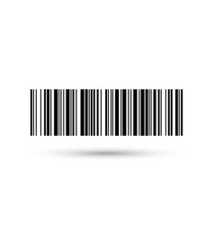 Barcode icon numbers bar code label Royalty Free Vector