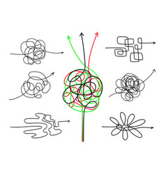 Difficult and easy Royalty Free Vector Image - VectorStock