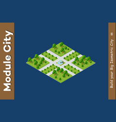 A beautiful green nature landscape Royalty Free Vector Image