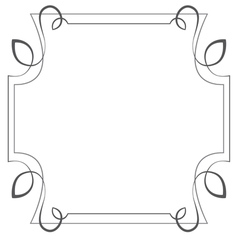 Square simple frame for design Royalty Free Vector Image