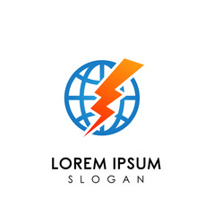 World energy logo Royalty Free Vector Image - VectorStock