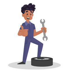 Mechanic Royalty Free Vector Image - VectorStock