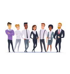 Business team set Royalty Free Vector Image - VectorStock