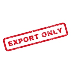 For Export Only Text Rubber Stamp Royalty Free Vector Image