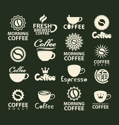 Java coffee shop logo sign symbol icon Royalty Free Vector