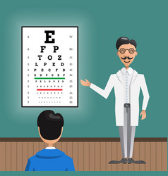 Vision test board Royalty Free Vector Image - VectorStock