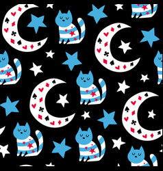 Doodles cute seamless pattern Royalty Free Vector Image