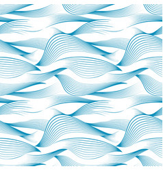 Abstract two-tone wave seamless pattern Royalty Free Vector