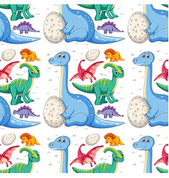 Different patterns of dinosaur eggs Royalty Free Vector