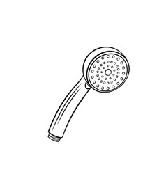Shower head Royalty Free Vector Image - VectorStock