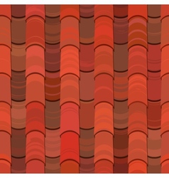 Seamless red clay roof tiles Royalty Free Vector Image