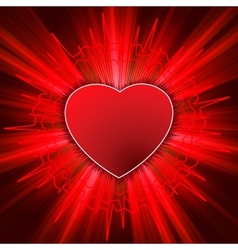 Heart burst Royalty Free Vector Image - VectorStock