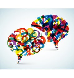 Abstract question mark Royalty Free Vector Image