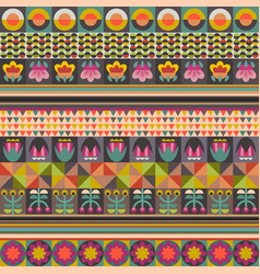 Patchwork seamless texture Royalty Free Vector Image