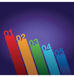 Abstract number line background Royalty Free Vector Image