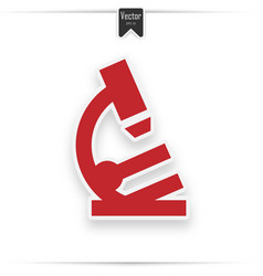 Shield lab with laboratory icon flat logo Vector Image