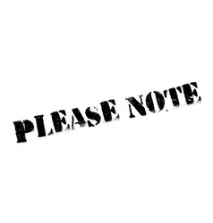 Please note rubber stamp Royalty Free Vector Image