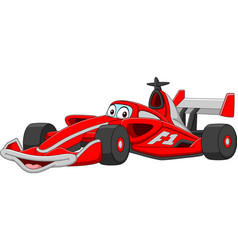 Cartoon red car Royalty Free Vector Image - VectorStock