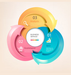 Set of colorful arrows Royalty Free Vector Image