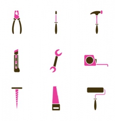 Tool set Royalty Free Vector Image - VectorStock