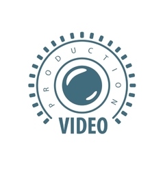 Collection of logos tv video photo film Royalty Free Vector