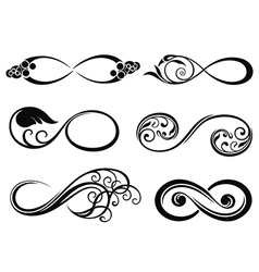 Infinity symbols Royalty Free Vector Image - VectorStock
