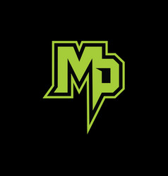 Wonderkids gaming logo for esports Royalty Free Vector Image