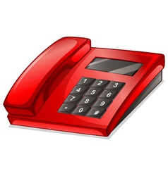 Red telephone Royalty Free Vector Image - VectorStock