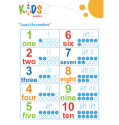 Cartoon numbers Royalty Free Vector Image - VectorStock