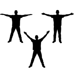 Various male eye shapes Royalty Free Vector Image