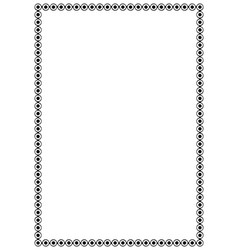 Page border a4 design for project Royalty Free Vector Image