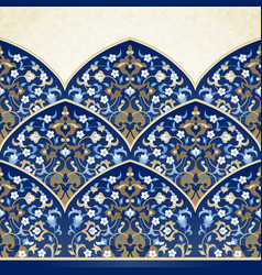 Border in eastern style Royalty Free Vector Image